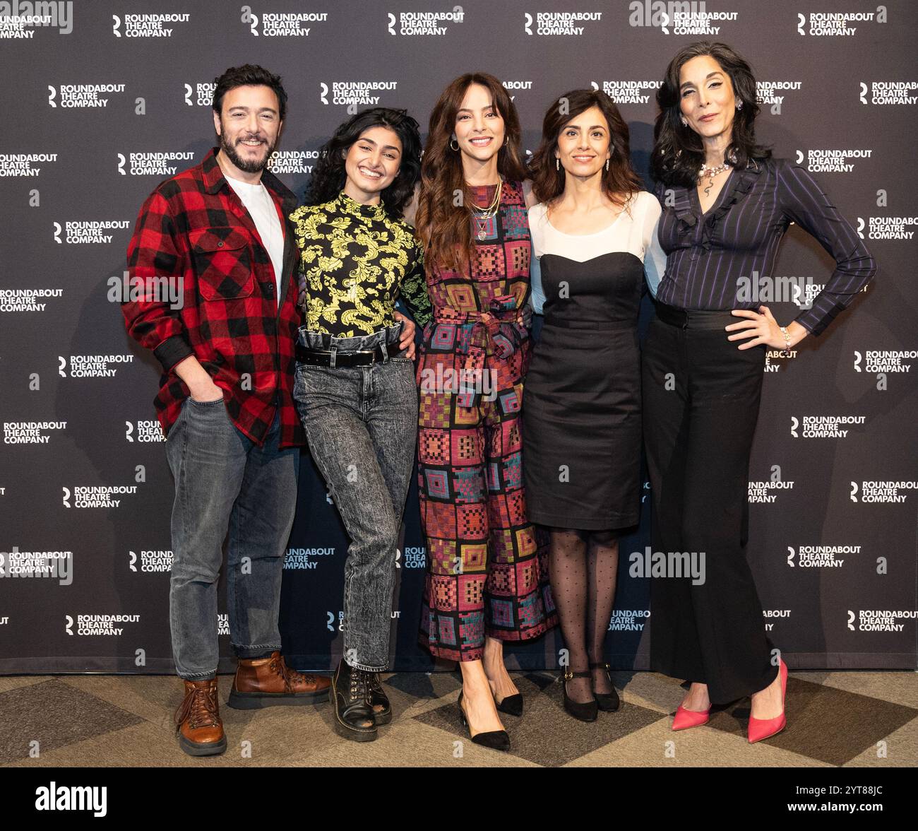 New York, NY, USA, 6 December 2024: Hadi Tabbal, Ava Lalezarzadeh, Tala ...