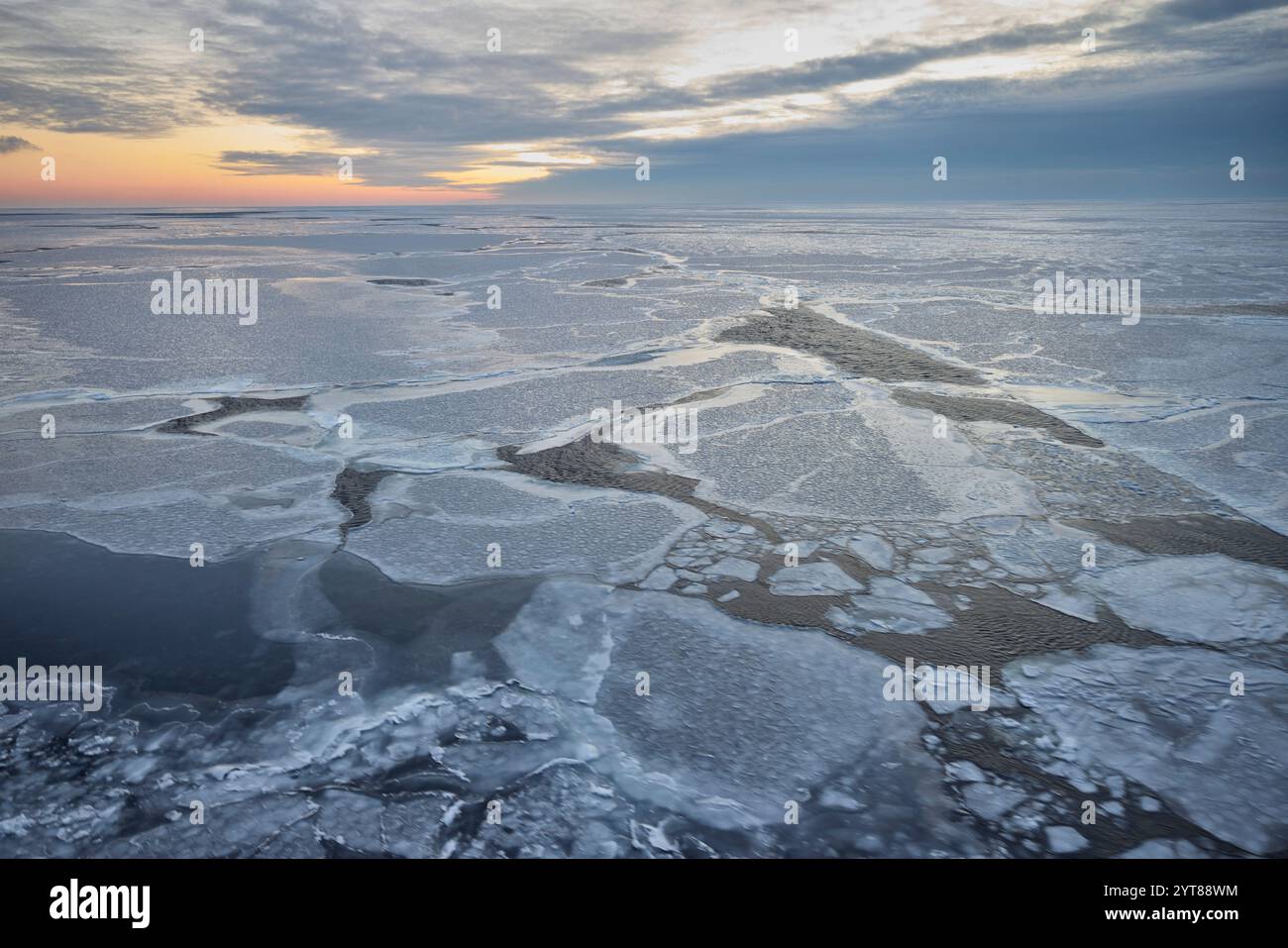 Frozen sea ice in wide hi-res stock photography and images - Alamy