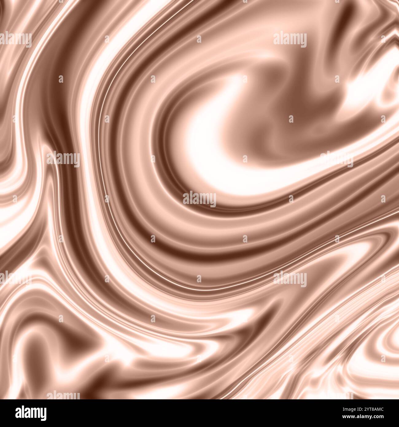 Metallic background with curved, shiny lines. In trendy color shades ...