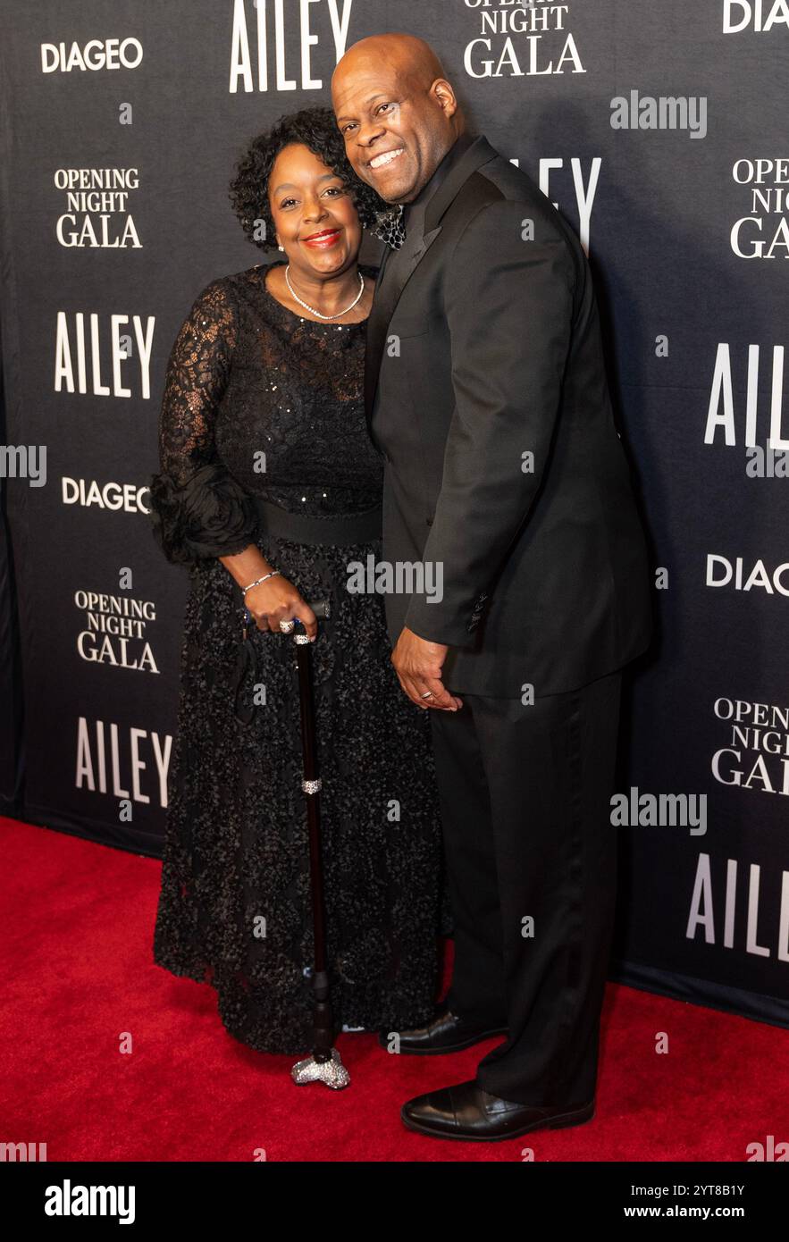 Danielle Robinson and Reverend Dwayne McClary attend Alvin Ailey ...
