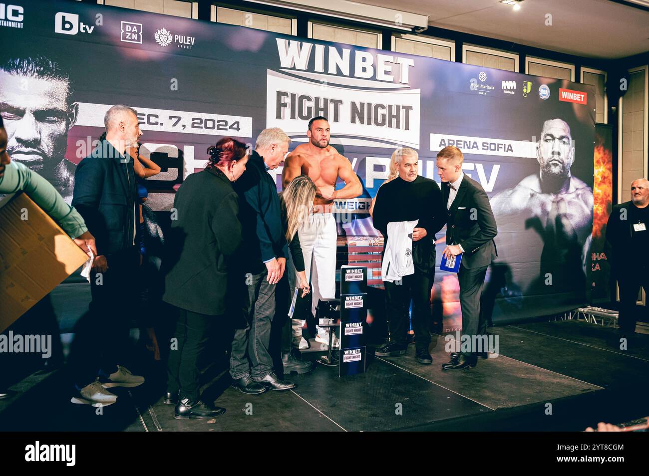 Sofia, Bulgaria Vitosha Hall, Marinela 06 December 2024 Kubrat Pulev vs ...