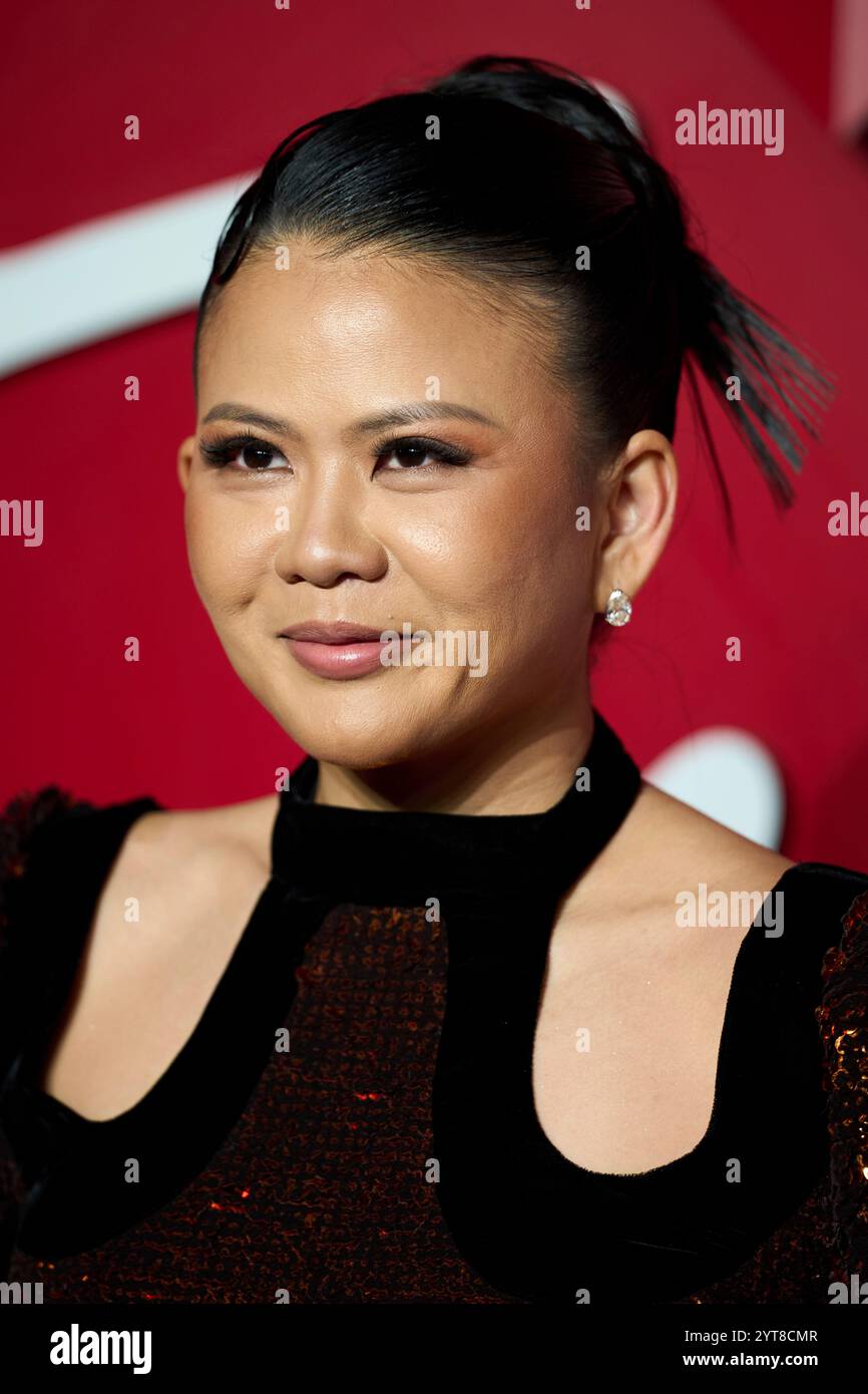 Nichapat Suphap poses for photographers upon arrival at the The Fashion Awards 2024 on Monday ...
