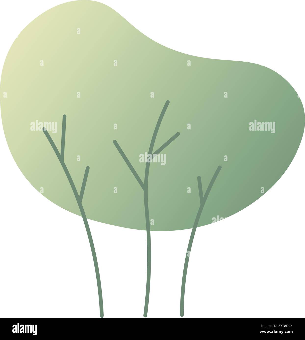 Tree gradient hi-res stock photography and images - Alamy