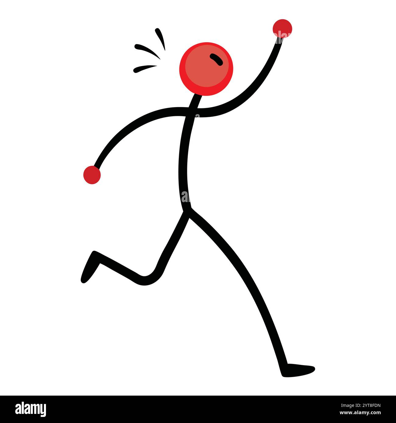 Dynamic Stick Figures in Motion Silhouette Vector Art for Web Icons ...