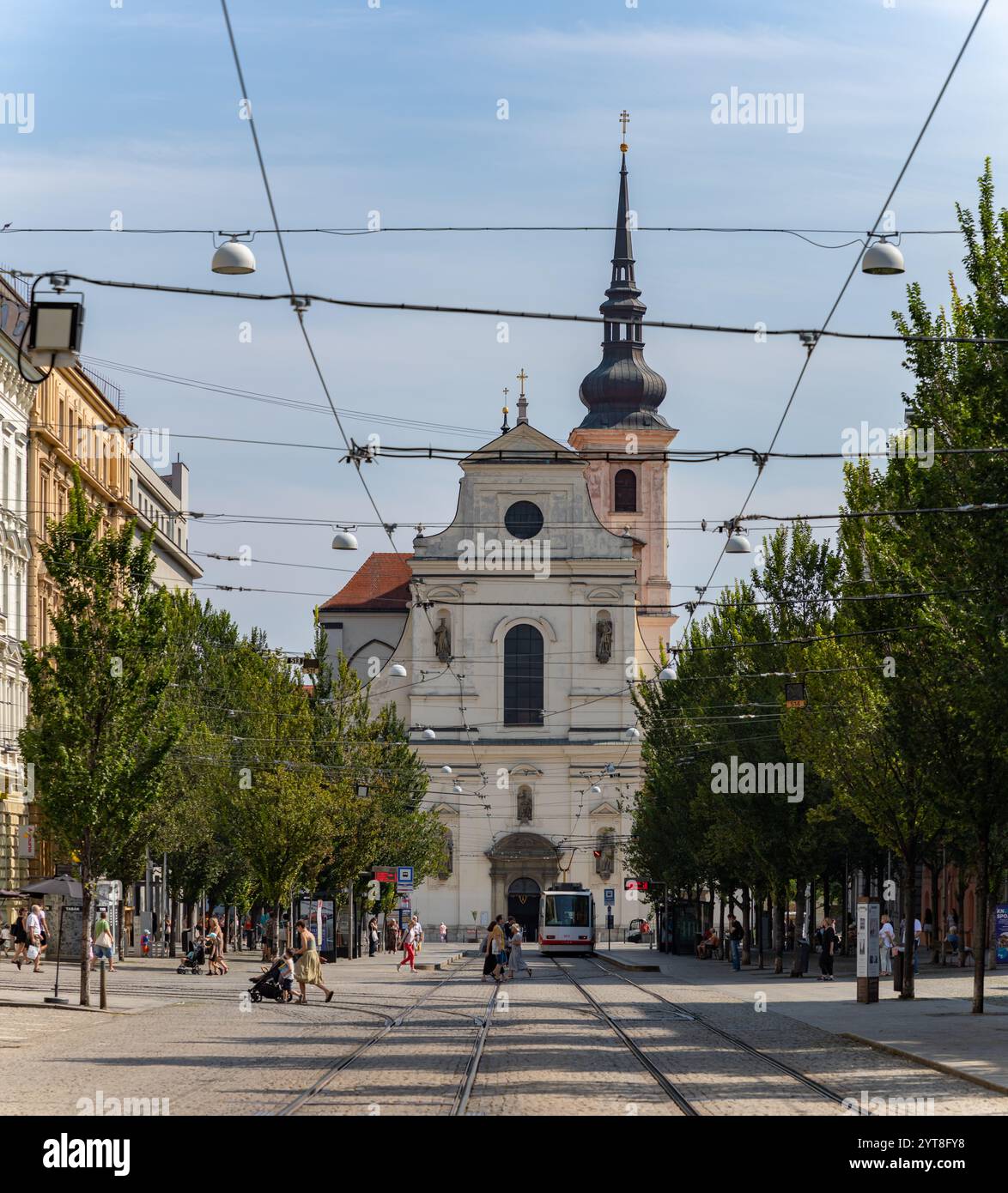 A picture of the Church of Saint Thomas in Brno Stock Photo - Alamy