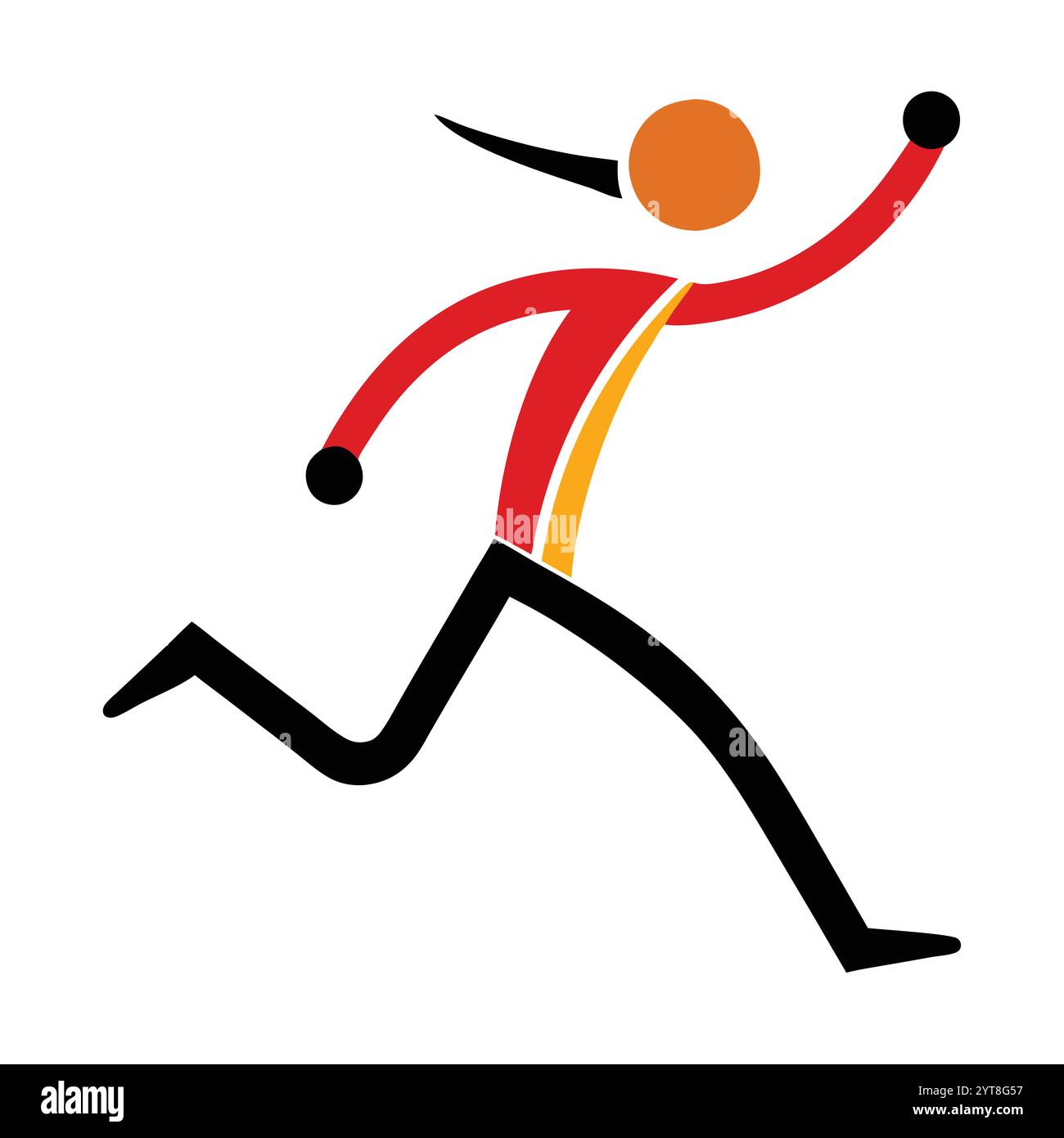 Dynamic Stick Figures in Motion Silhouette Vector Art for Web Icons, Infographics, and ...