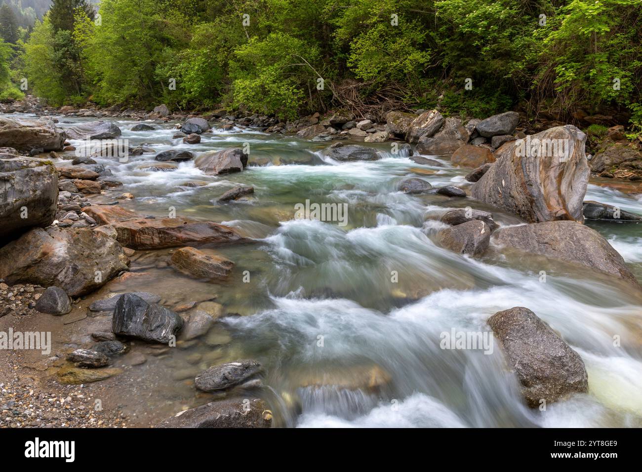 Pass Gorge in the Passeier Valley, South Tyrol Stock Photo - Alamy