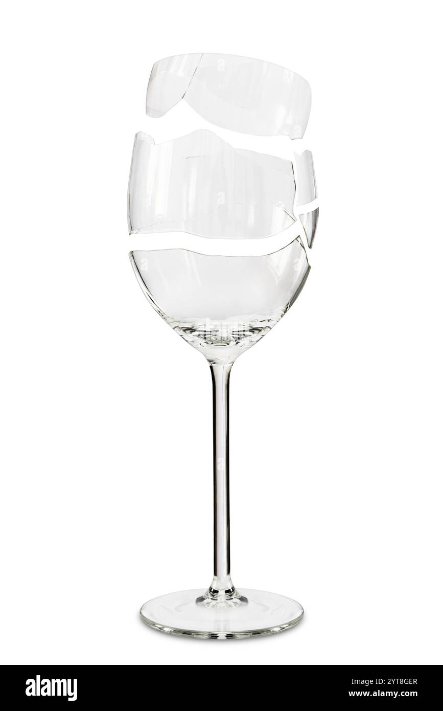 Fragments of broken glass Cut Out Stock Images & Pictures - Alamy