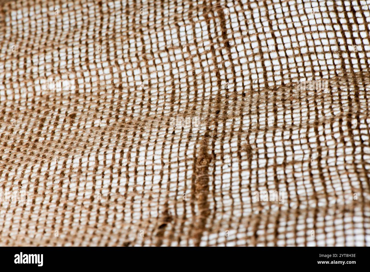 Format-filling view of coarse textile fabric with sharpness gradient on ...