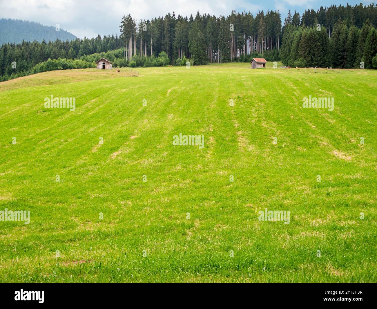 Hilly landscape two people hi-res stock photography and images - Alamy