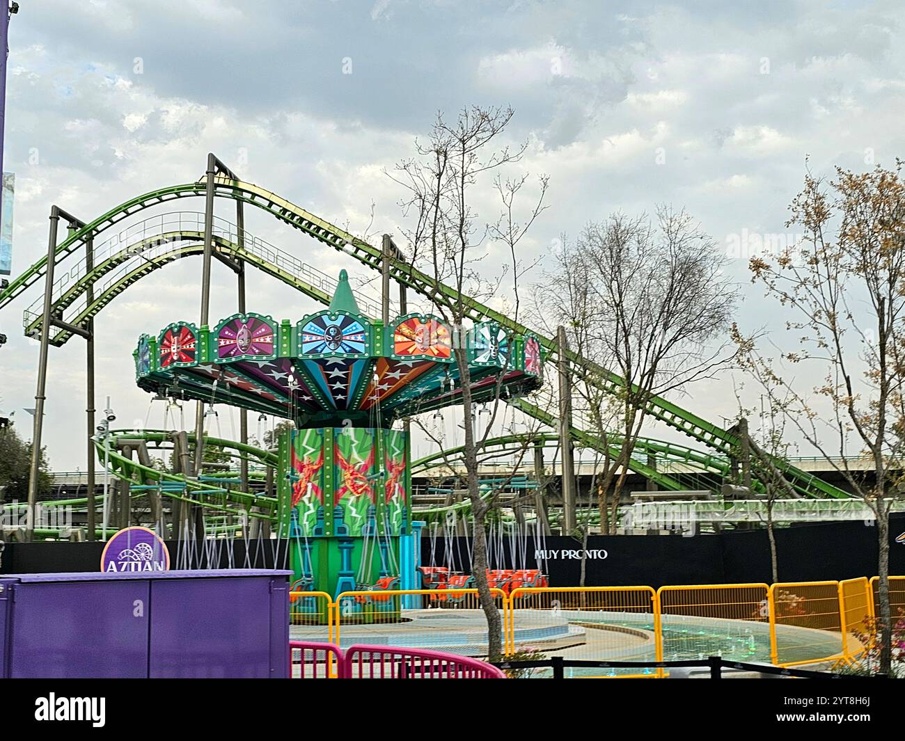 Mexico City, Mexico - Mar 20 2024: Aztlan Urban Park in the Second ...