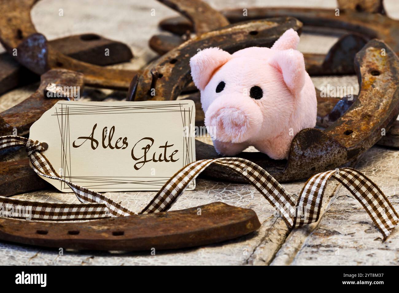 Four-leaf clover, sheet metal, cropped, good luck Stock Photo - Alamy