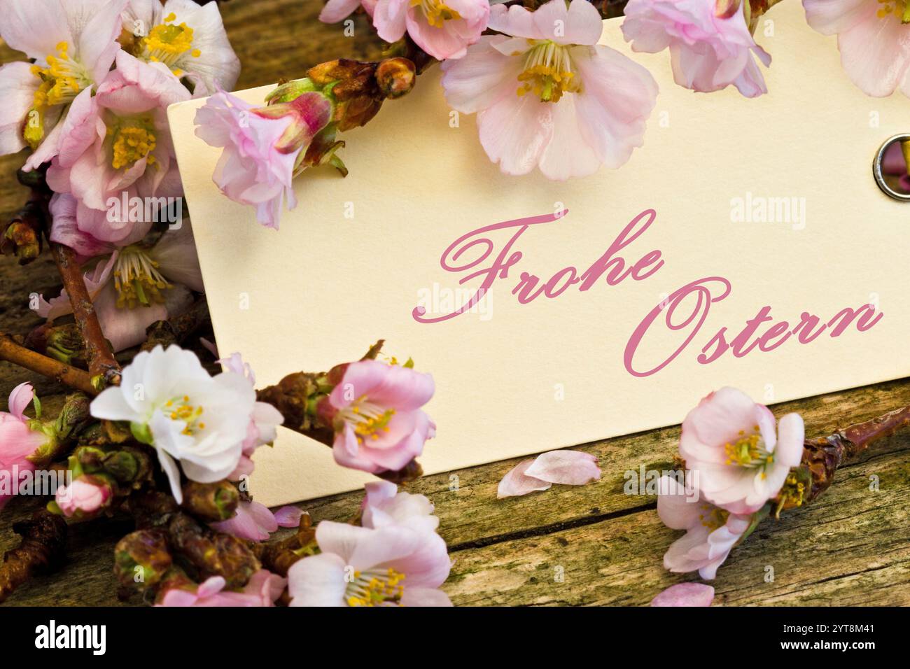 Happy easter text sign hi-res stock photography and images - Alamy