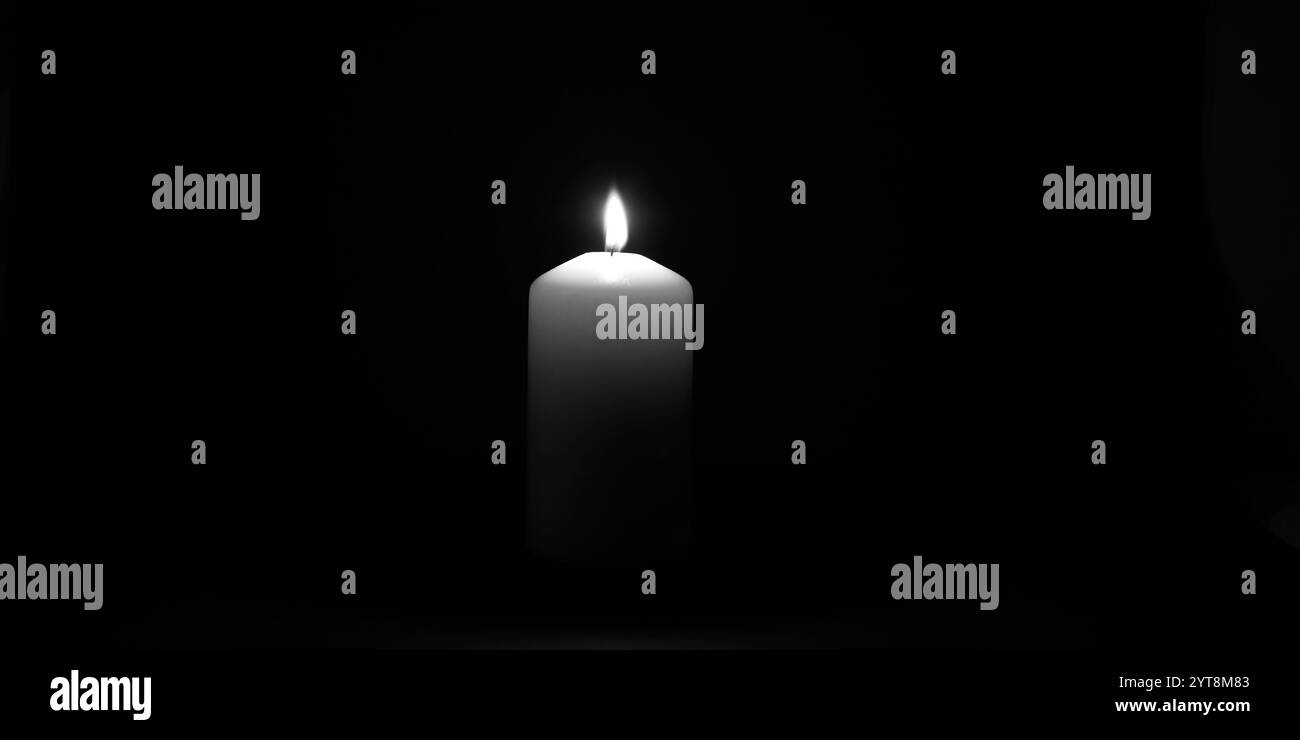 candle, candles, black background, death, grief, loss Stock Photo - Alamy