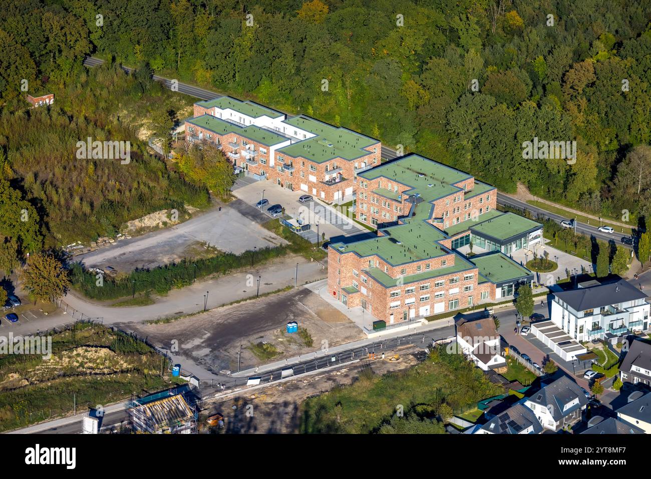 Aerial view, Grimberg housing estate at the former Grimberg 3/4 mine ...