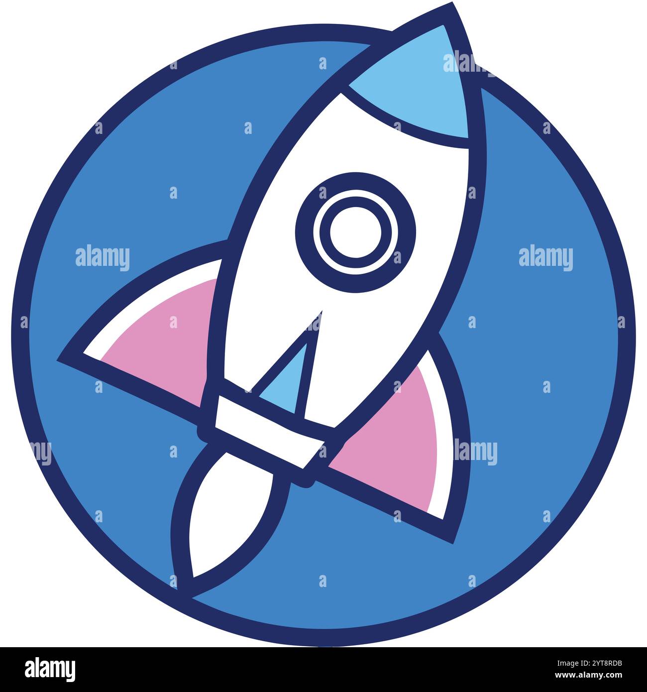 Rocket ship line art logo icon in a sleek and modern design. Perfect ...