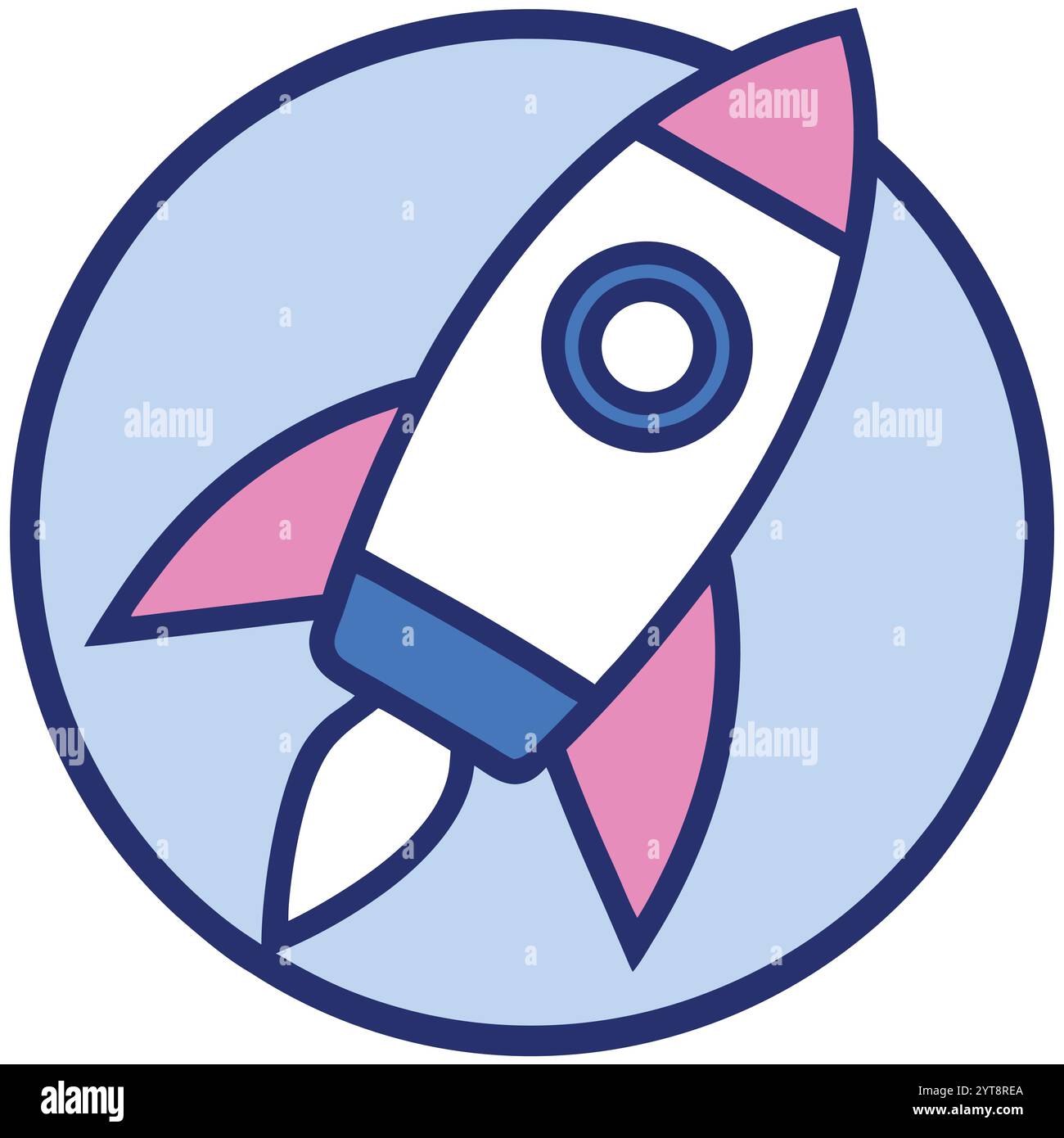 Rocket ship line art logo icon in a sleek and modern design. Perfect ...