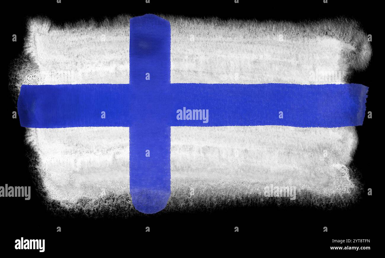 Flag finland animated background symbol hi-res stock photography and ...