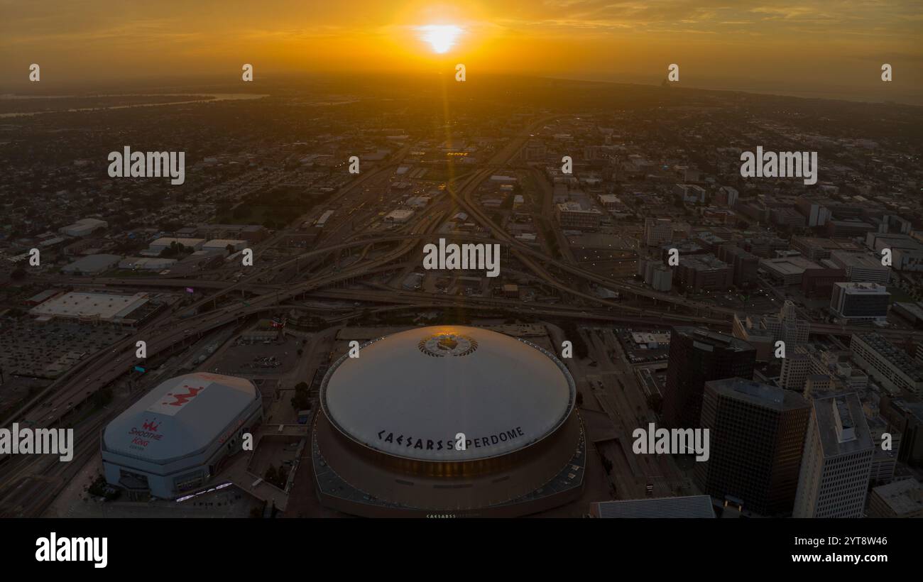 Louisiana superdome aerial hi-res stock photography and images - Alamy