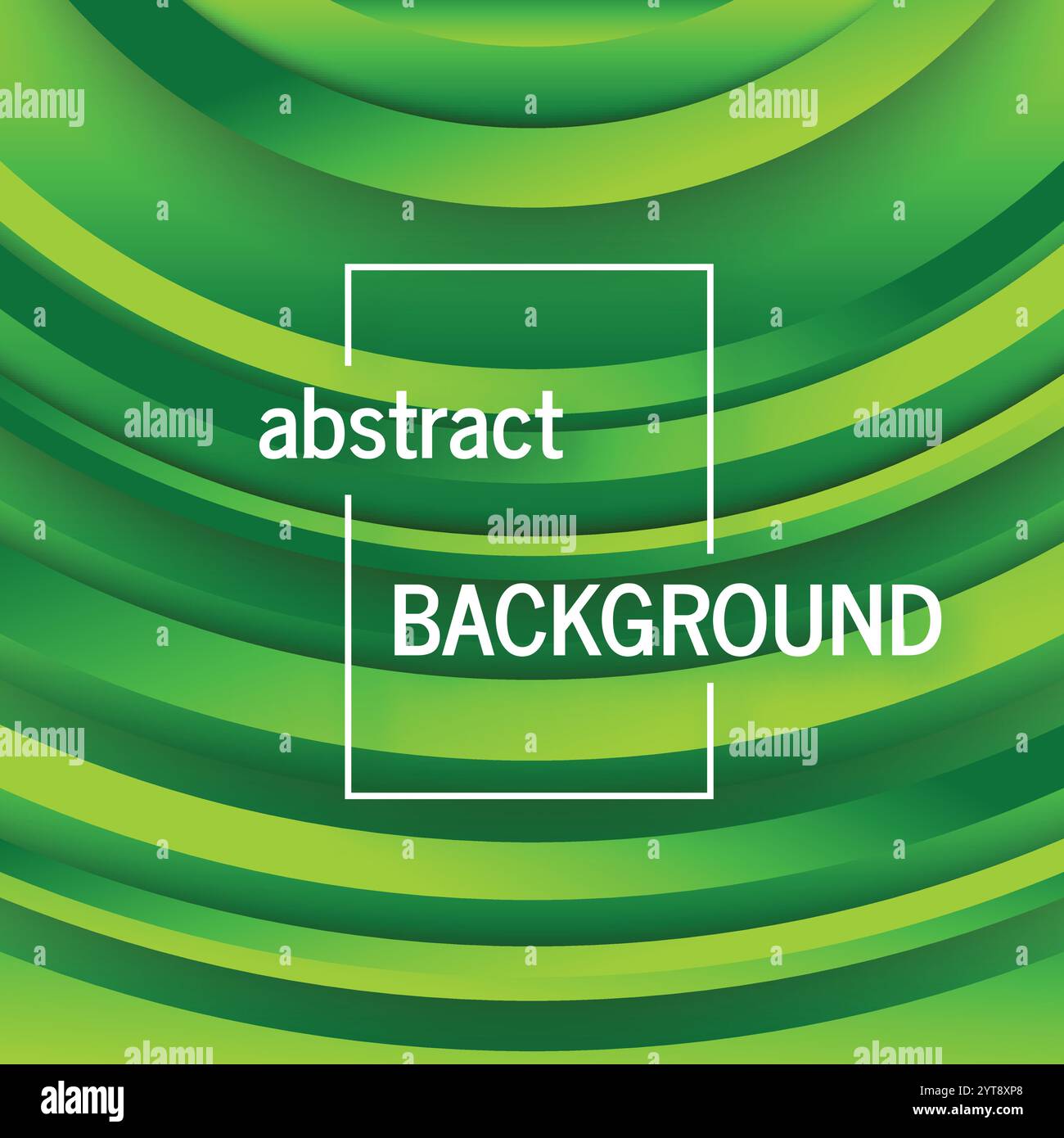 Trendy geometric green background with abstract circles shapes ...