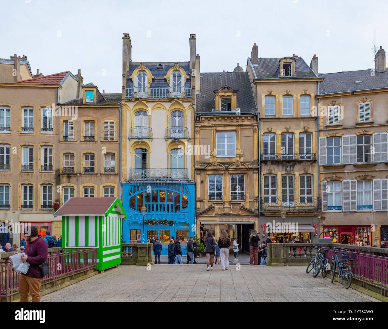 Impression of a city named Metz, located in the Lorraine region in ...