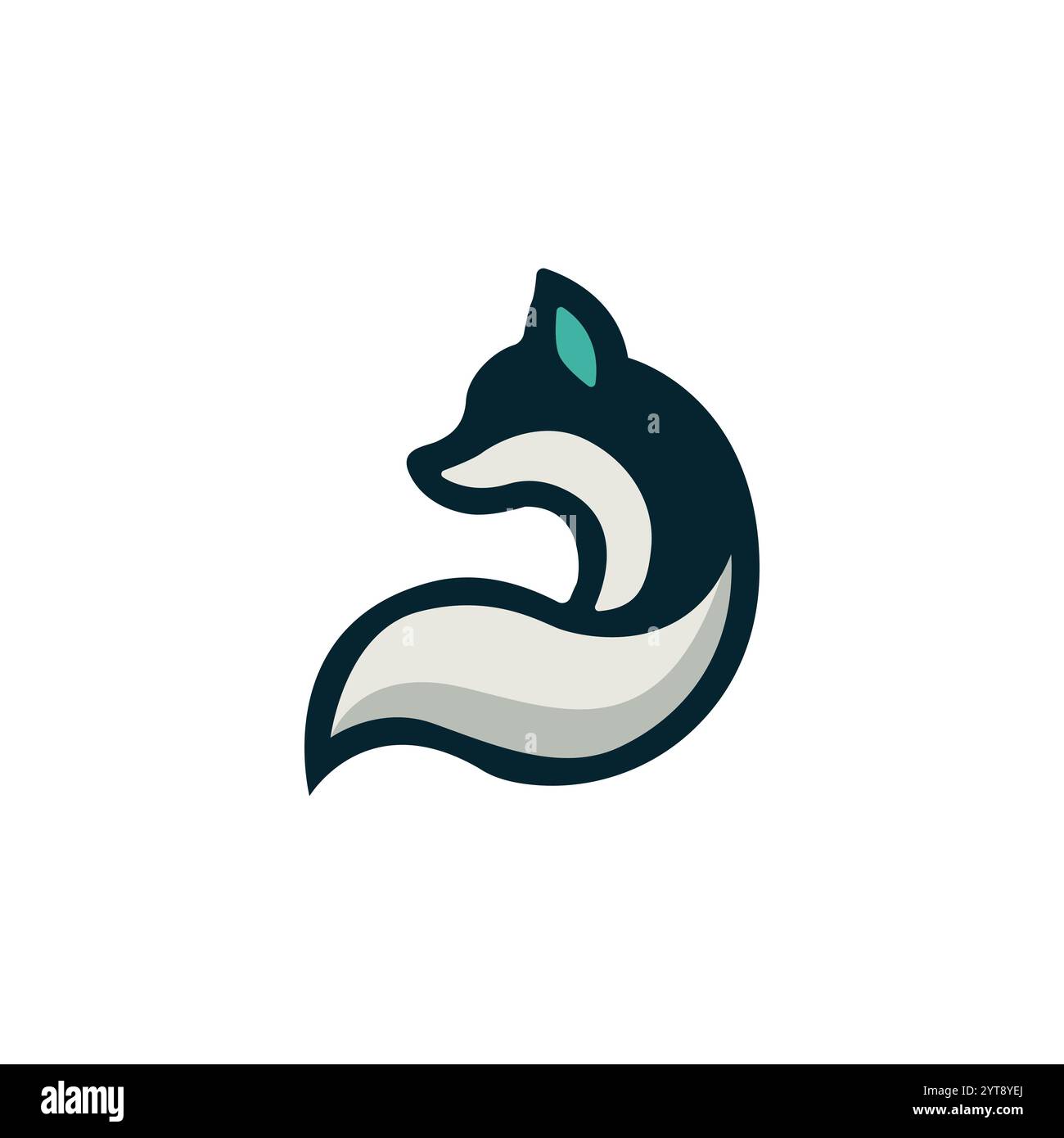Fox branding icon. Fox vector icon design. Fox isolated on white ...