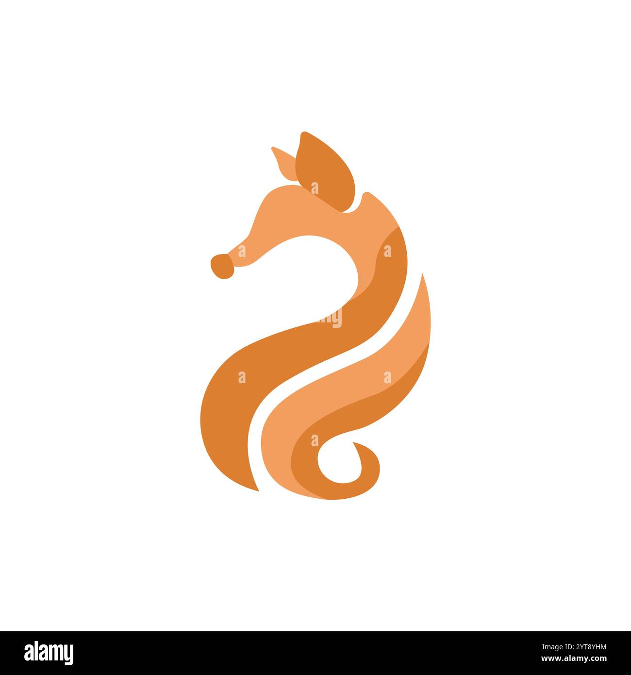 Fox branding icon. Fox vector icon design. Fox isolated on white ...