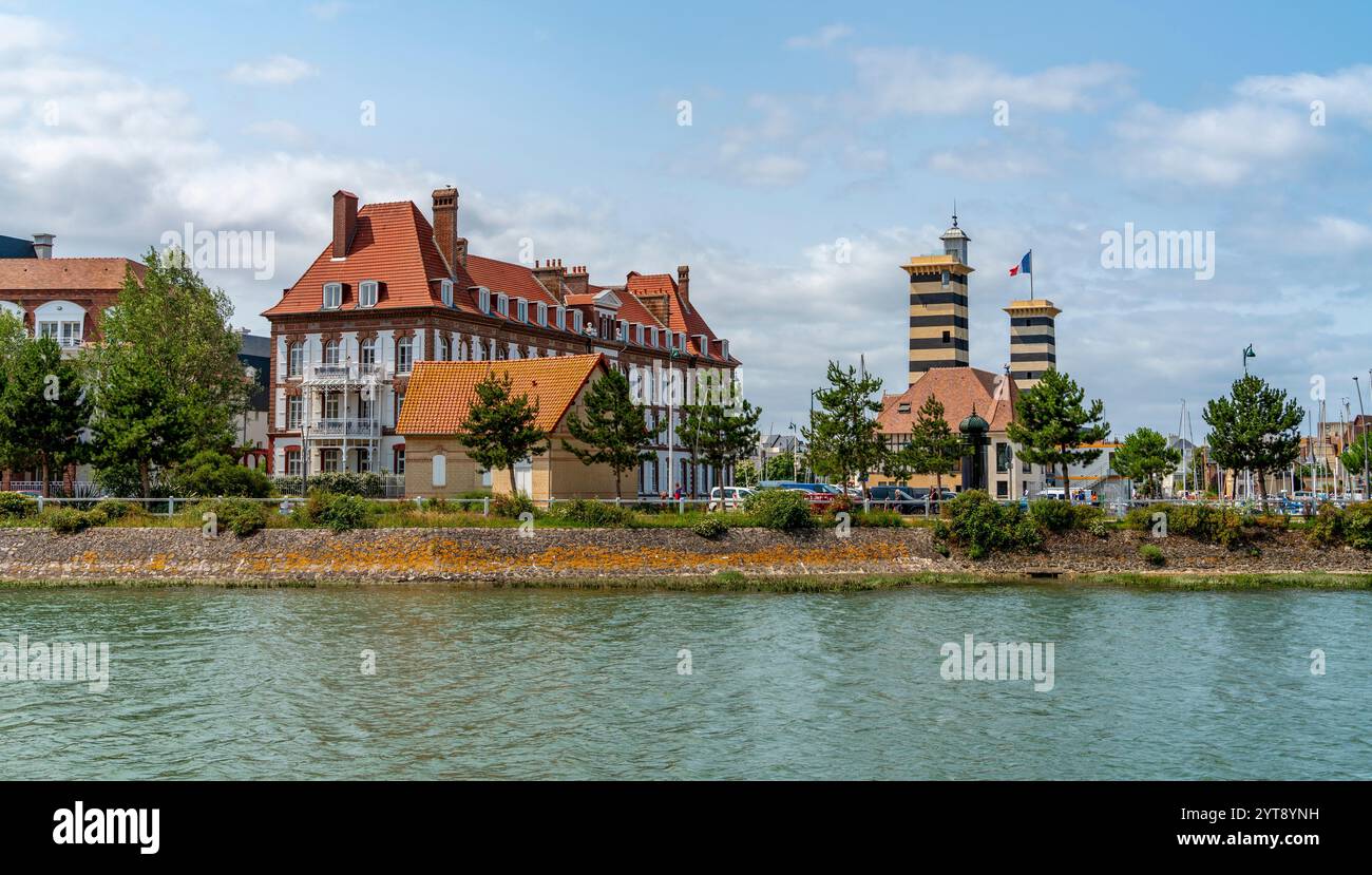Impression of Trouville-sur-Mer, a city in the Calvados department in ...