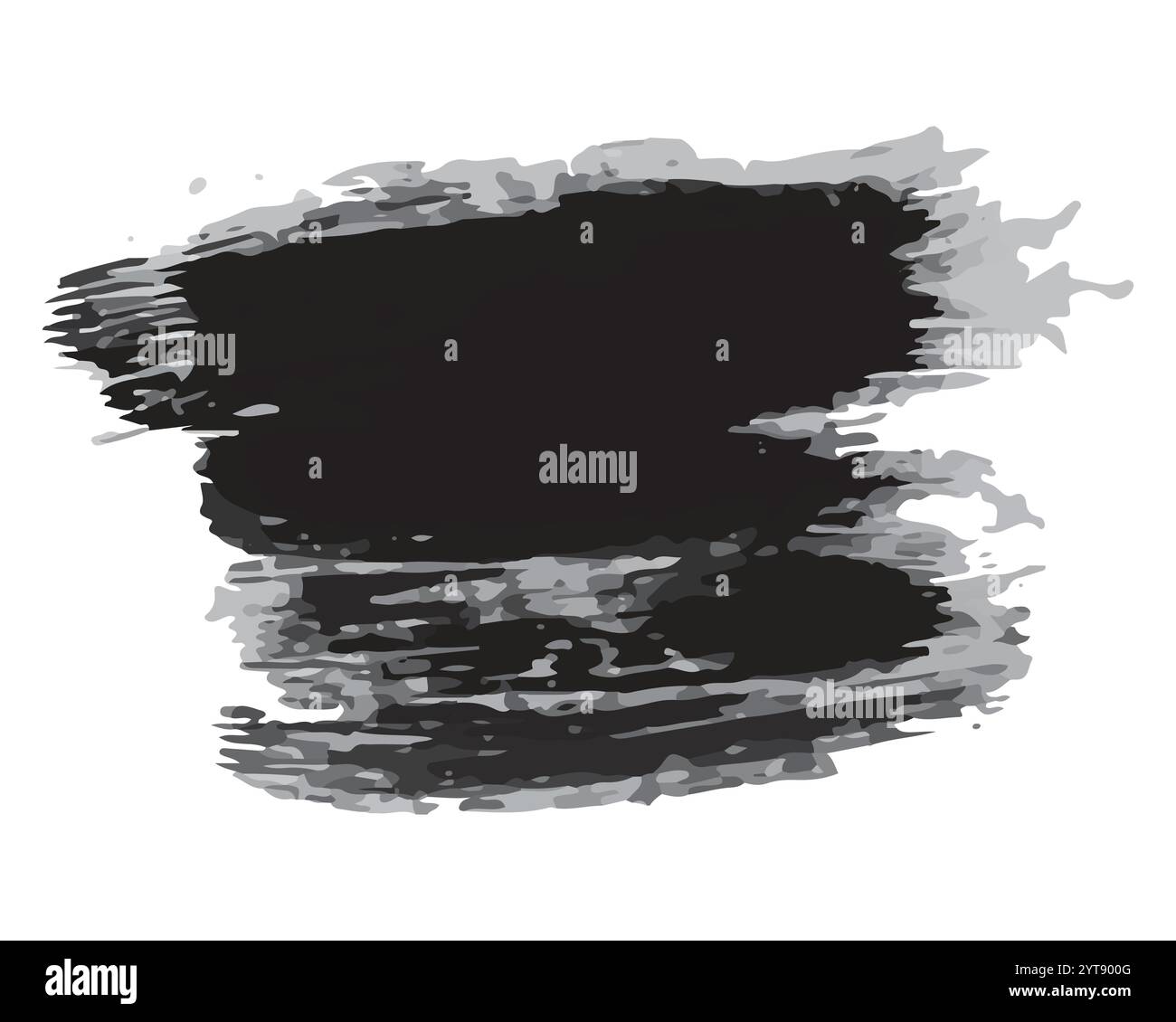 Black watercolor spot Stock Vector Images - Alamy