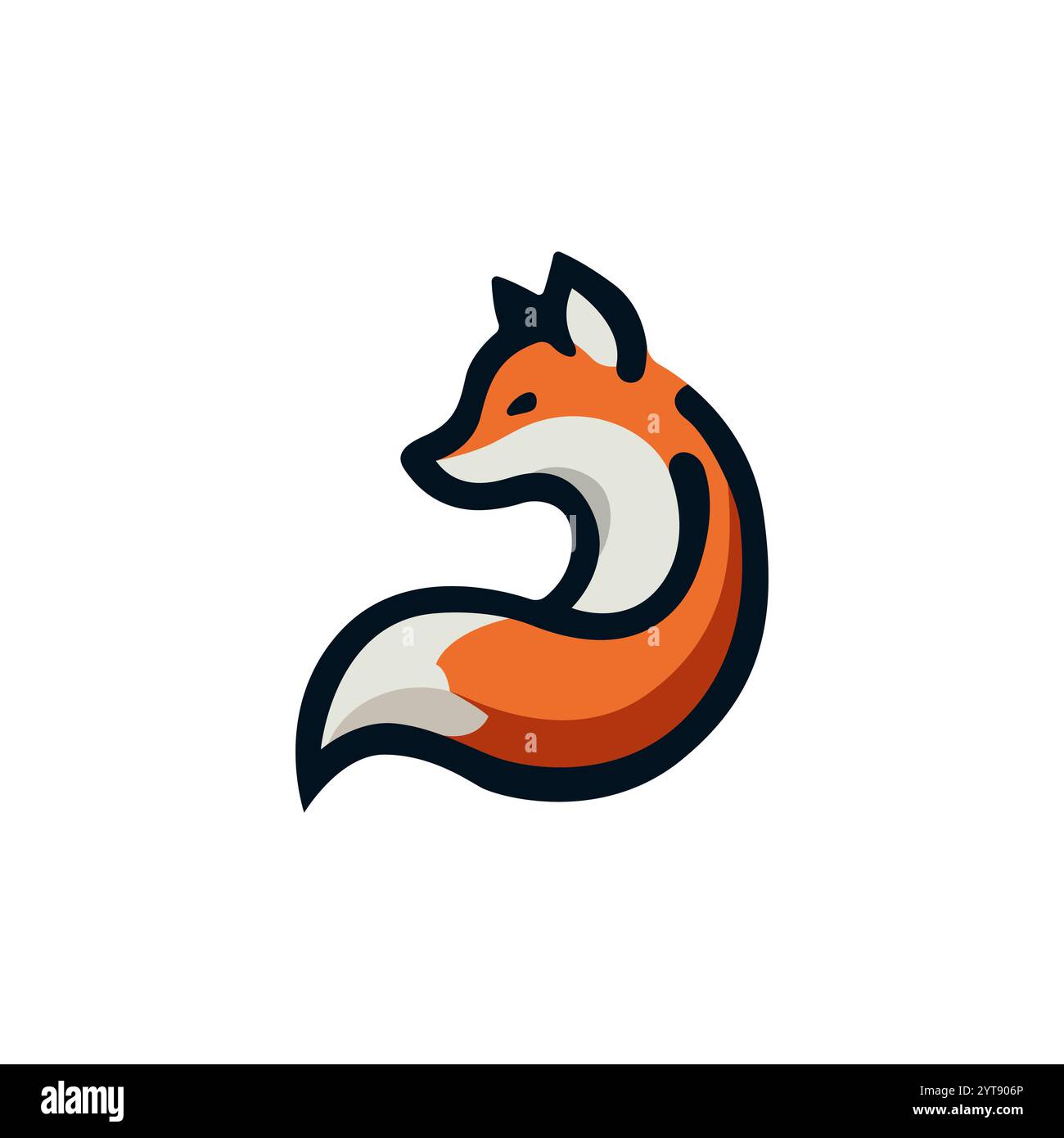 Fox branding icon. Fox vector icon design. Fox isolated on white ...