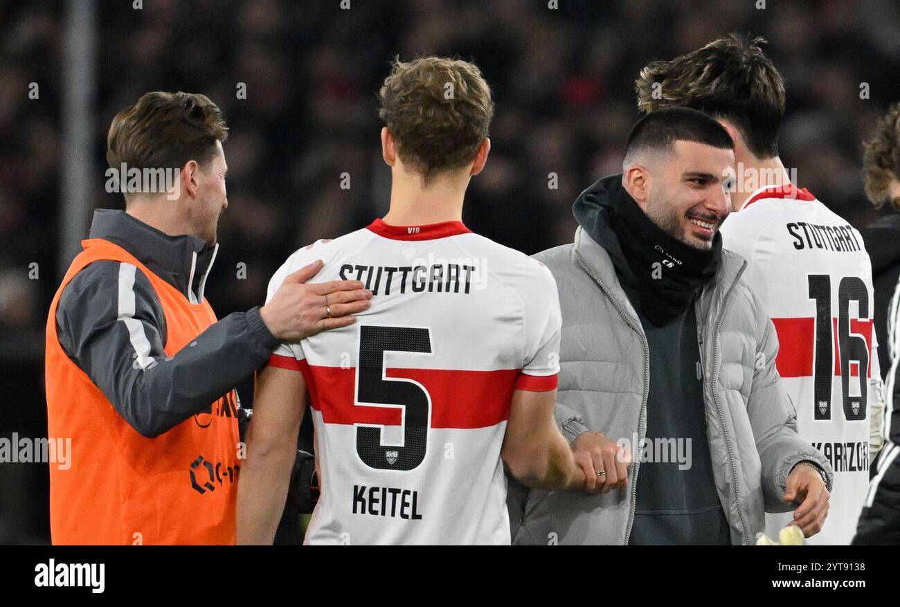 Schlussjubel, Freude, Glueck, Jubel mit Deniz Undav VfB Stuttgart (26 ...