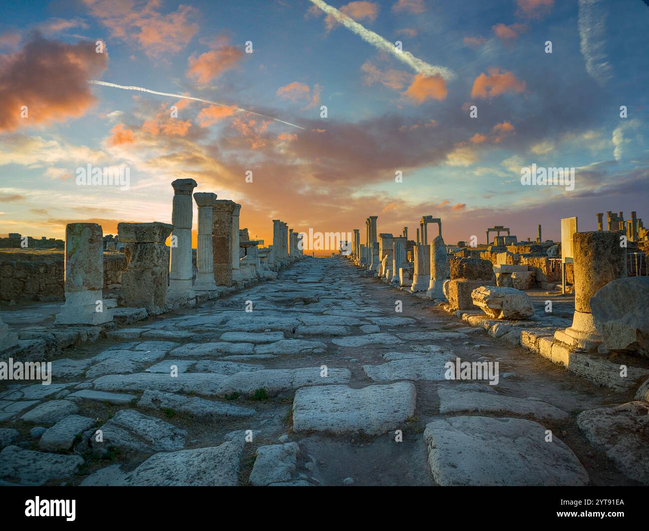 Ruins of the ancient town of Laodikeia is one of the cities of Anatolia ...