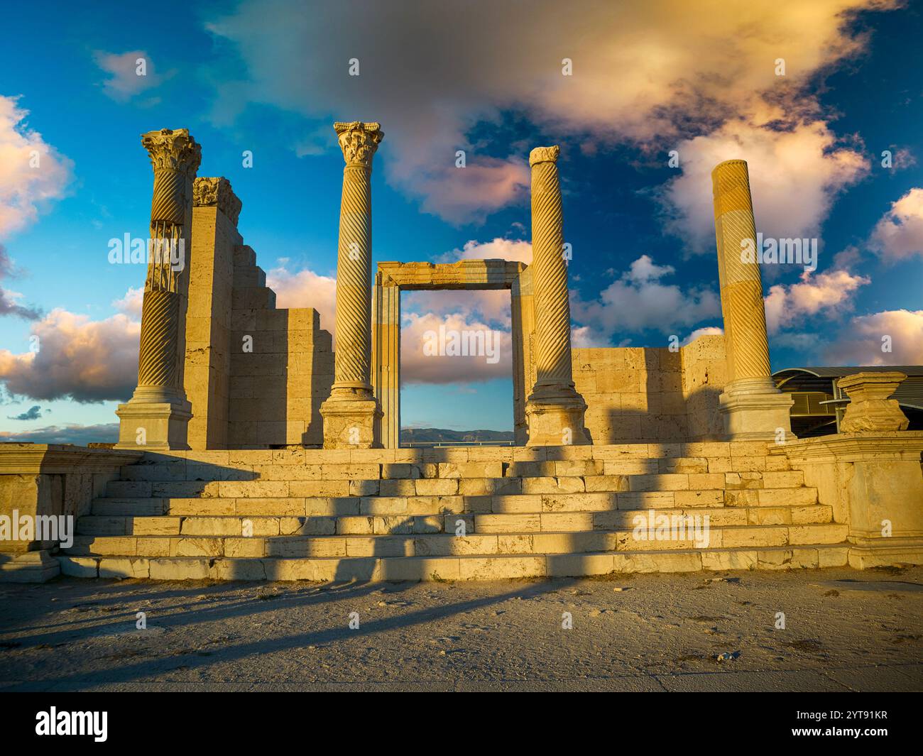 Ruins of the ancient town of Laodikeia is one of the cities of Anatolia ...