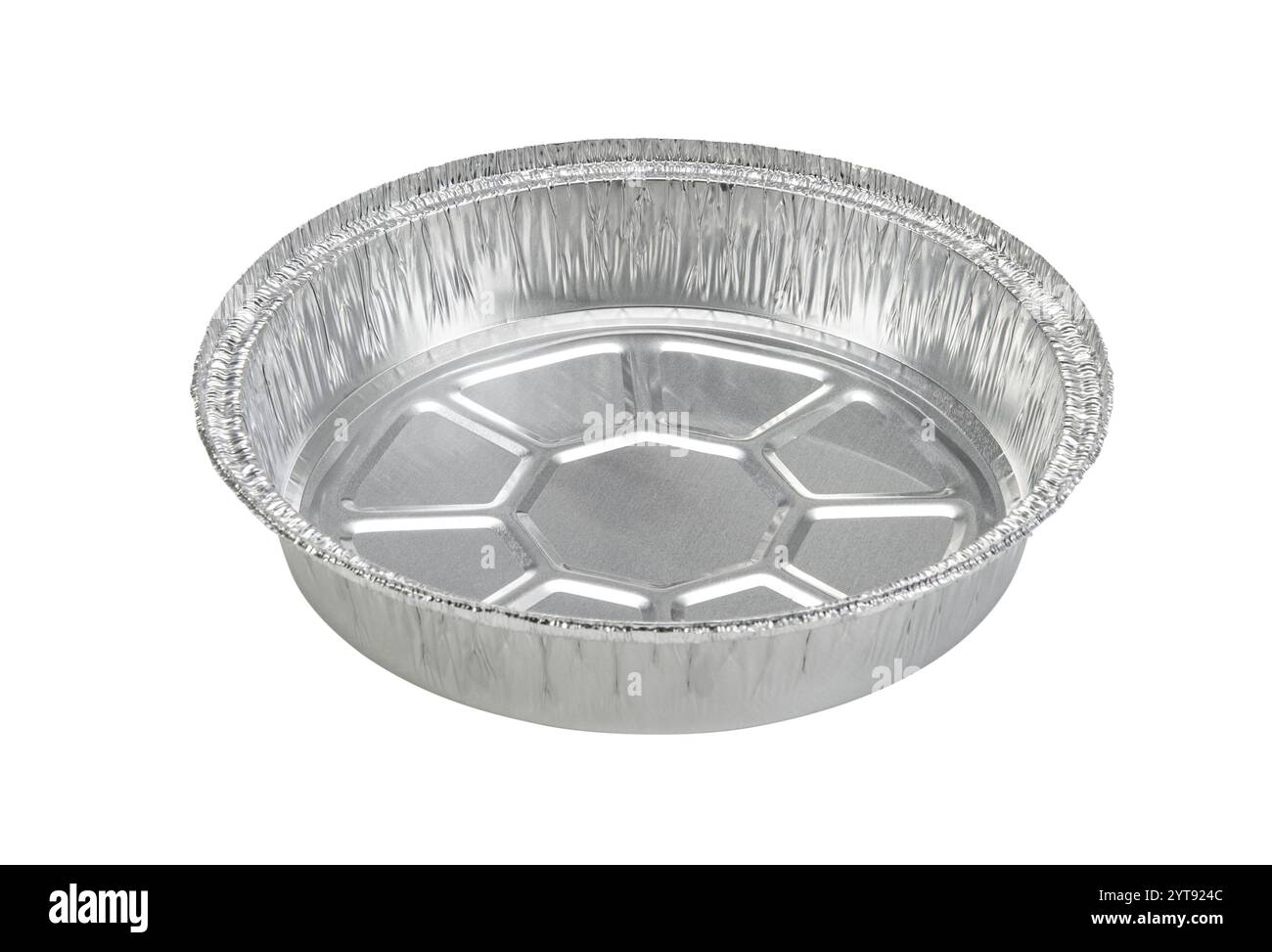 Empty aluminum take out container Stock Photo - Alamy