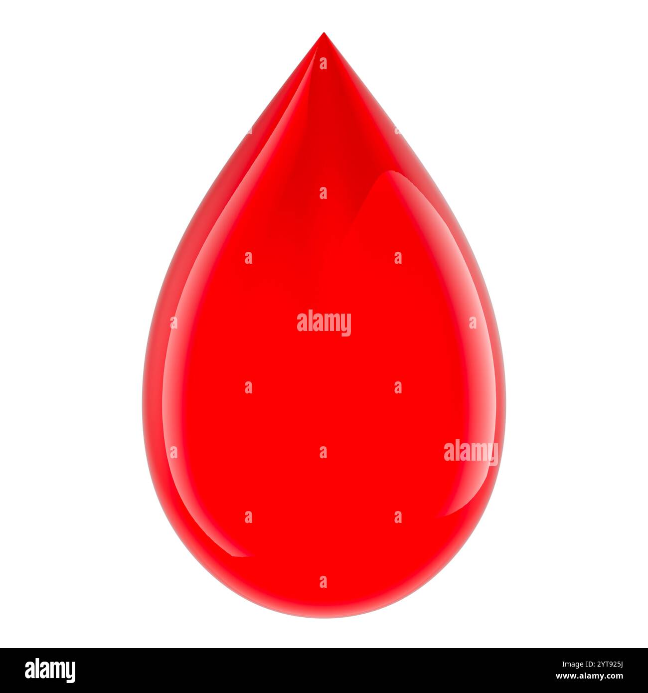 Blood Drop, 3D rendering isolated on white background Stock Photo - Alamy