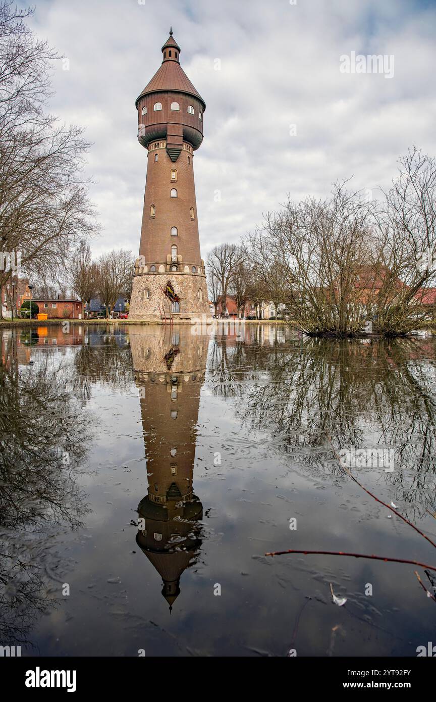 Water tower in Heide Stock Photo - Alamy