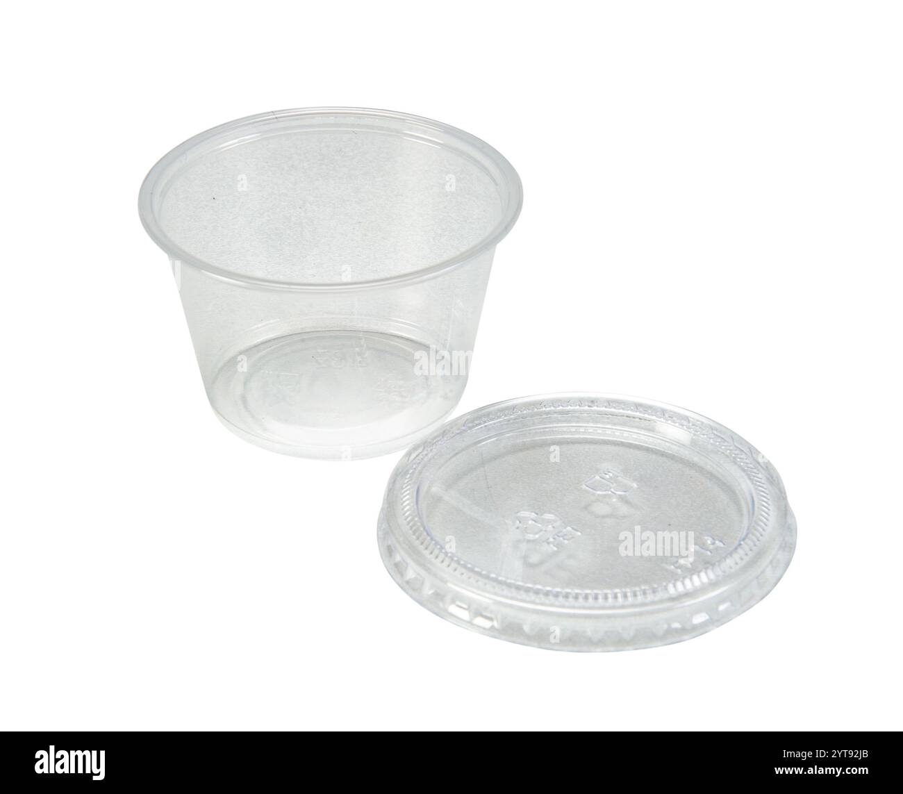 Small empty plastic cup Stock Photo - Alamy