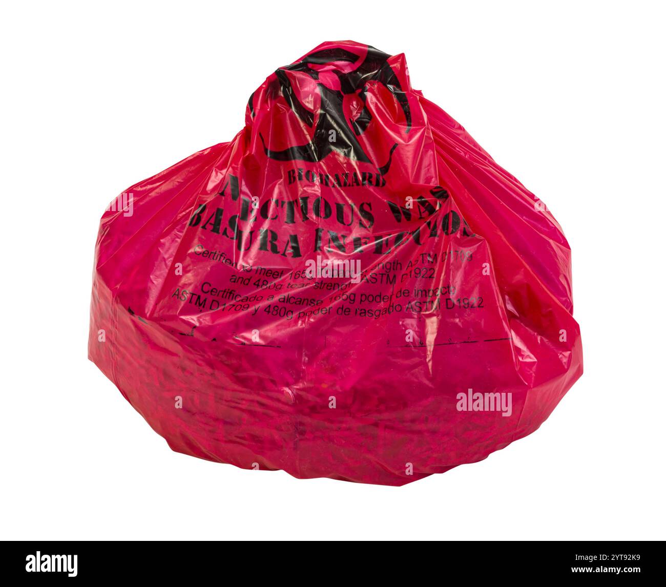 Biohazard waste disposal bag Stock Photo - Alamy