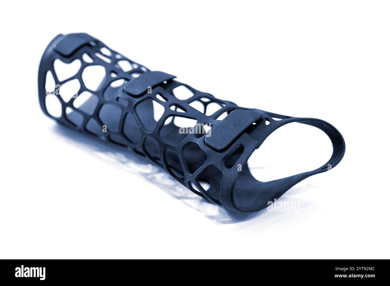 Hand splint corset prosthesis printed on 3D printer from molten black ...