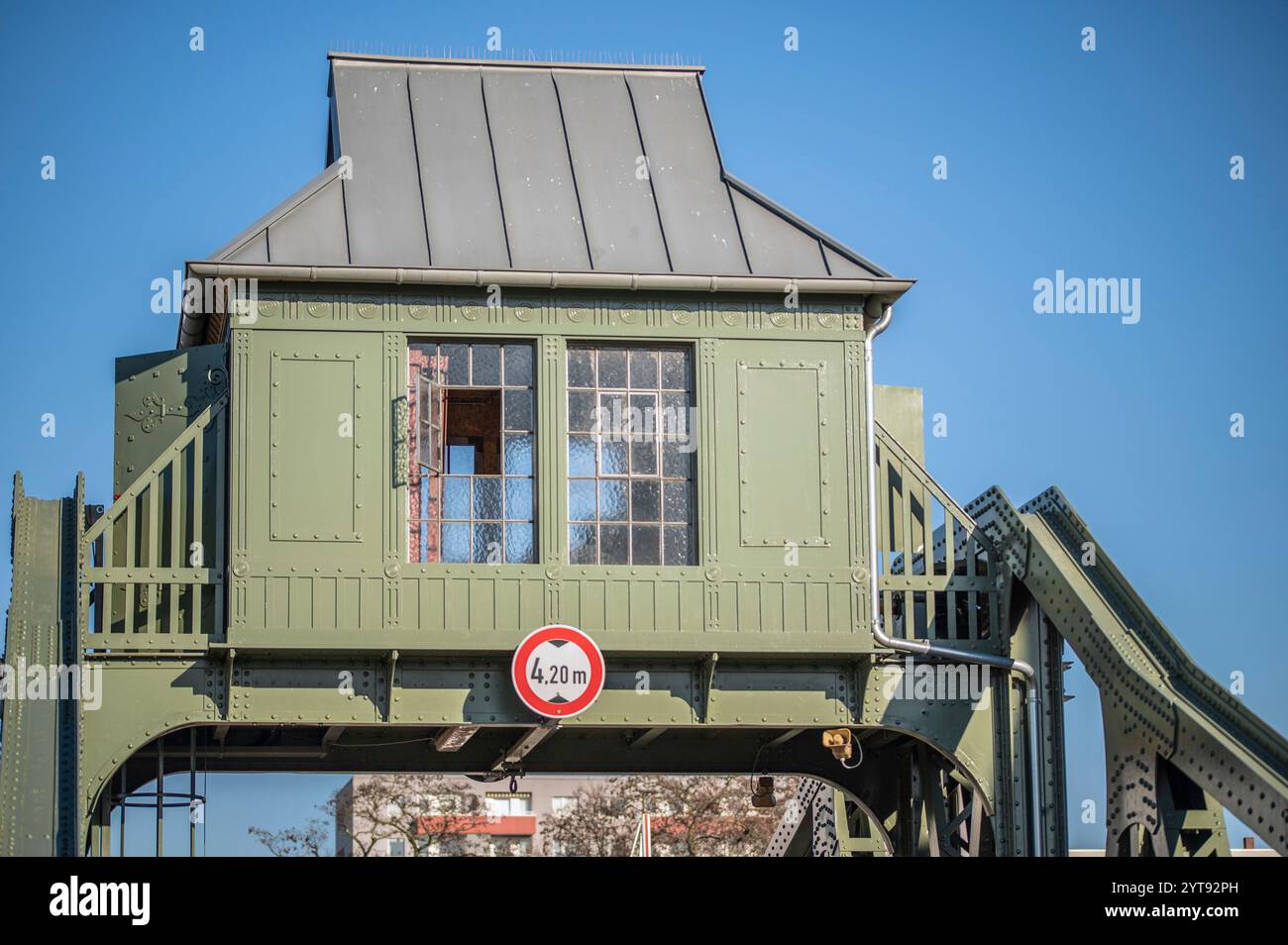 Engine house of the Deutz swing bridge Stock Photo - Alamy