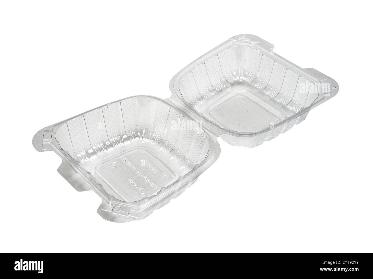 Clear plastic food container Stock Photo - Alamy