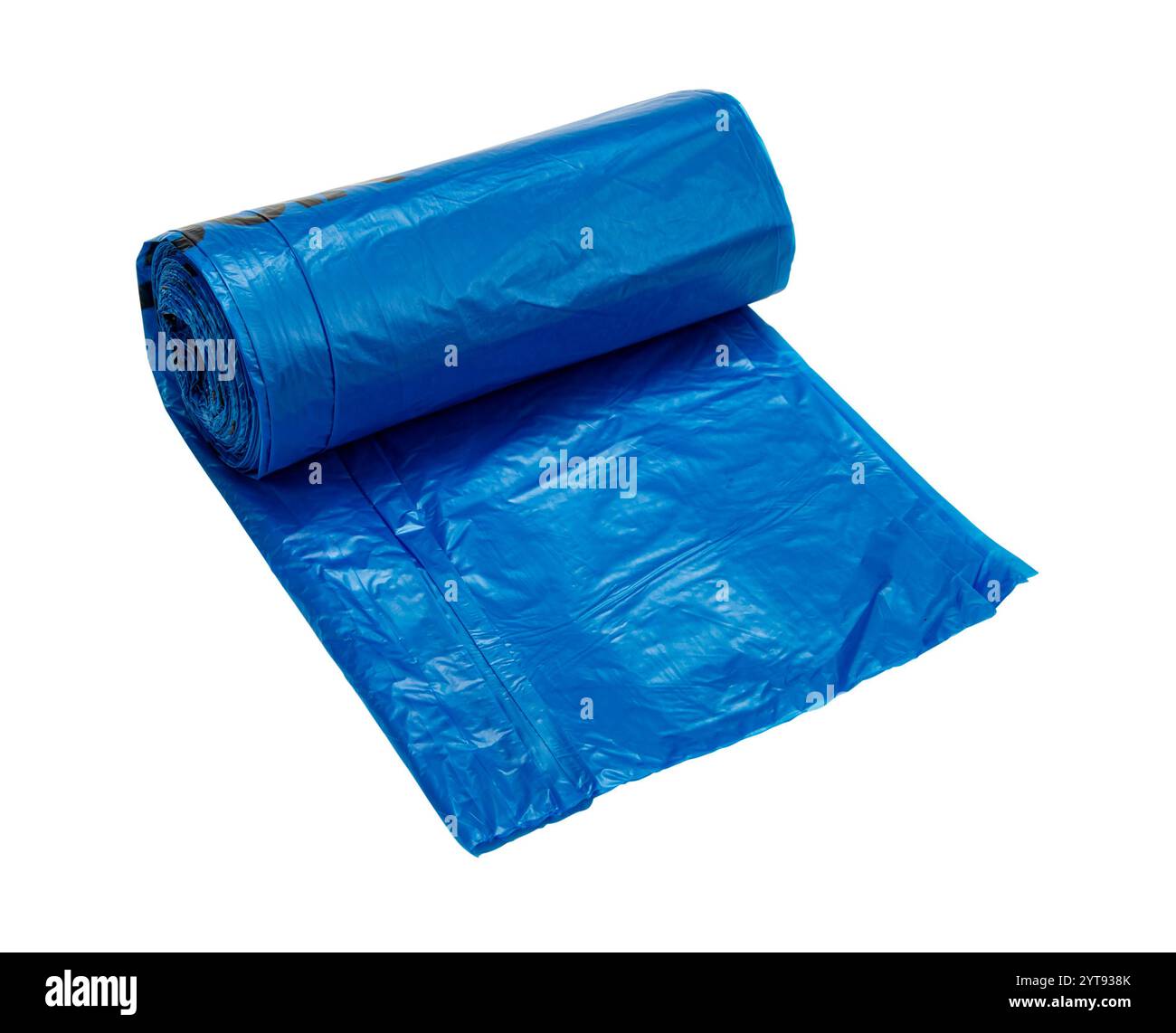 Blue plastic trash bags hi-res stock photography and images - Alamy