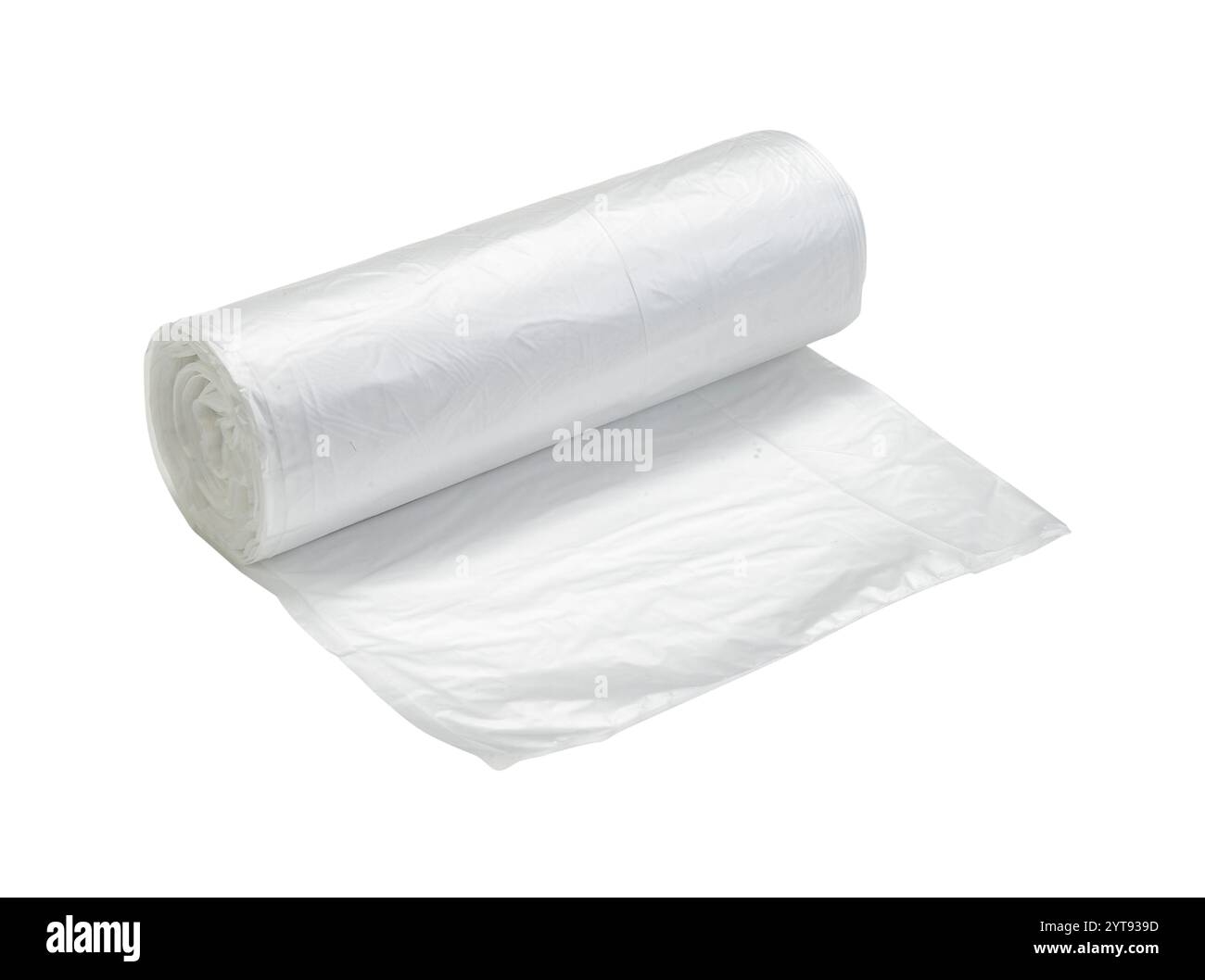 Plastic trash in bags Cut Out Stock Images & Pictures - Alamy