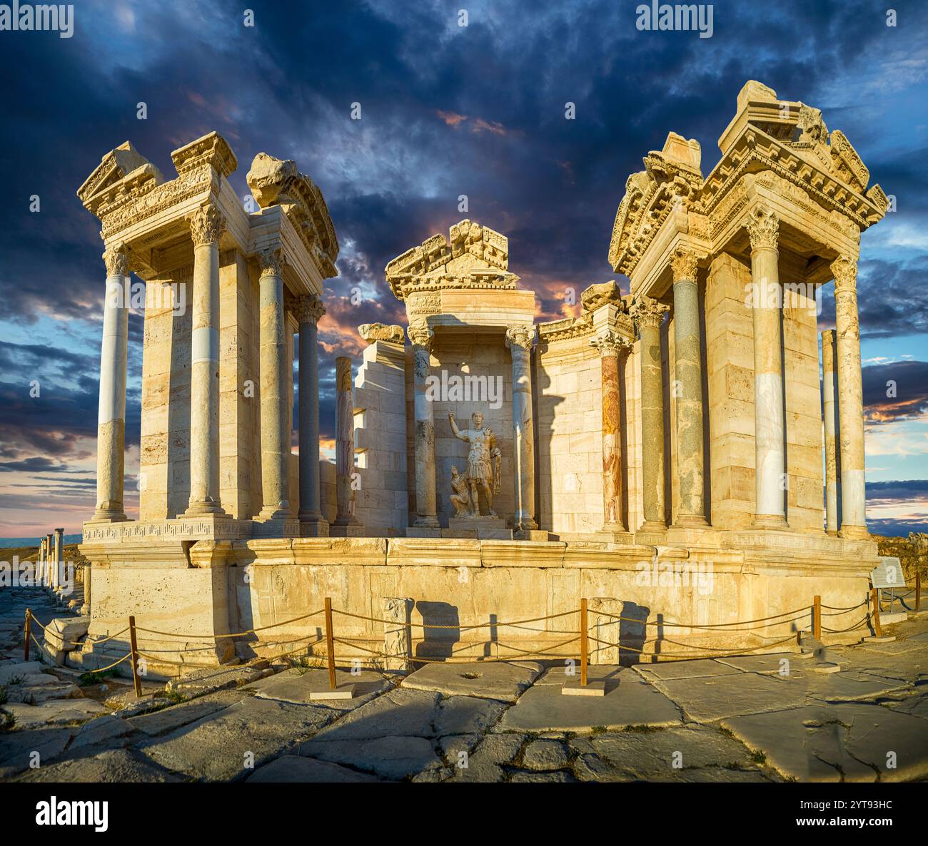 Ruins of the ancient town of Laodikeia is one of the cities of Anatolia ...