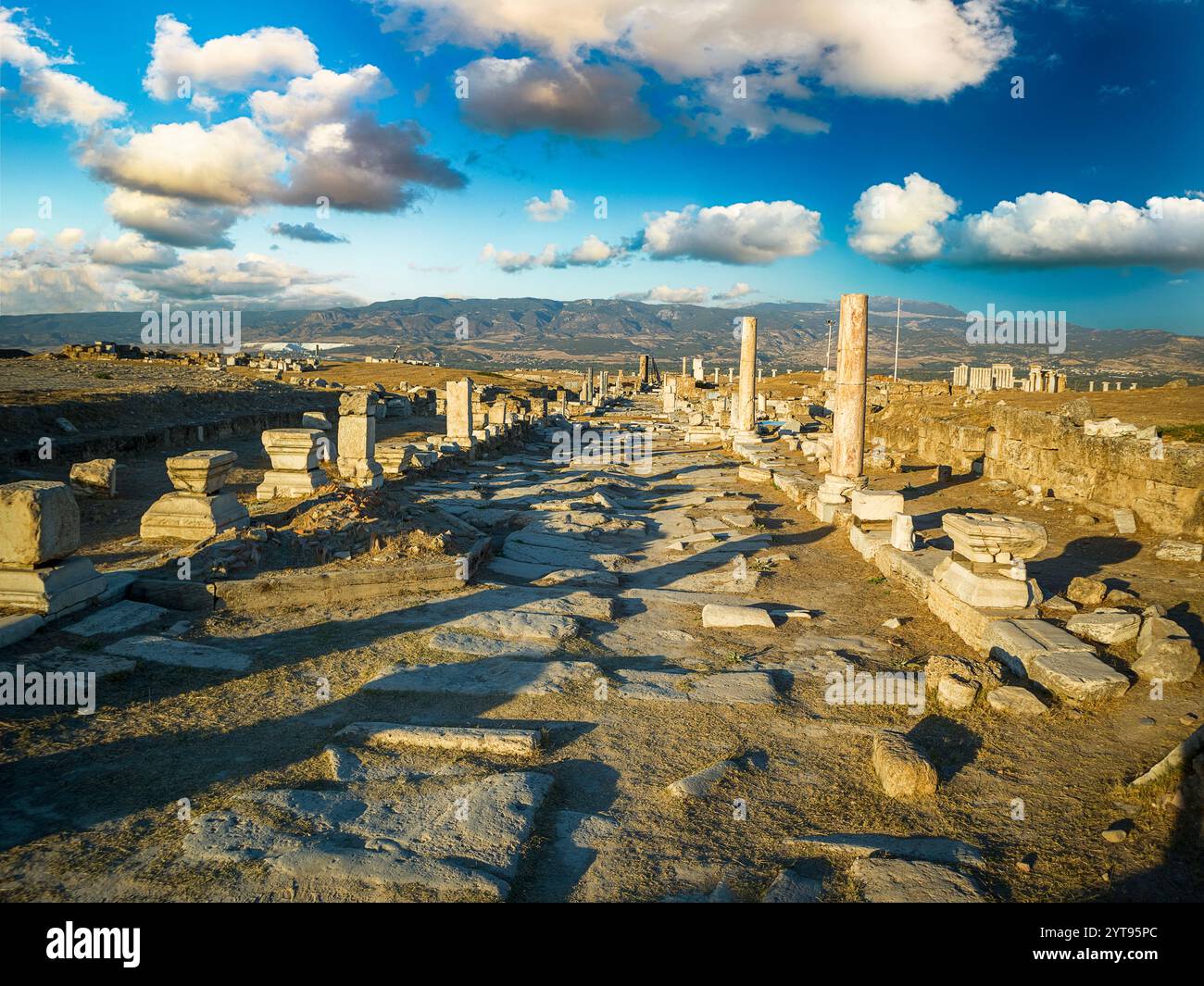 Ruins of the ancient town of Laodikeia is one of the cities of Anatolia ...