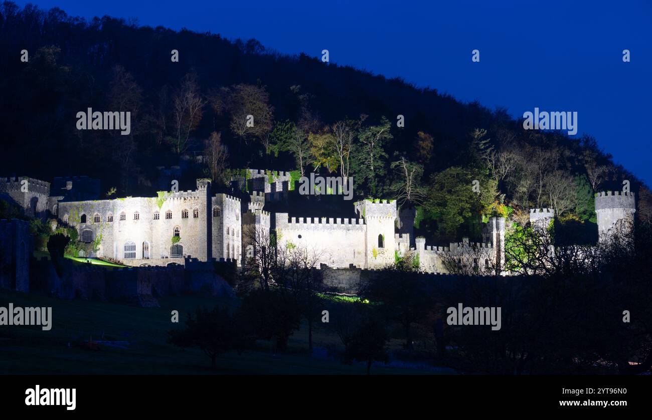 Gwrych Castle, Abergele, North Wales. Pictured here in November 2024 ...