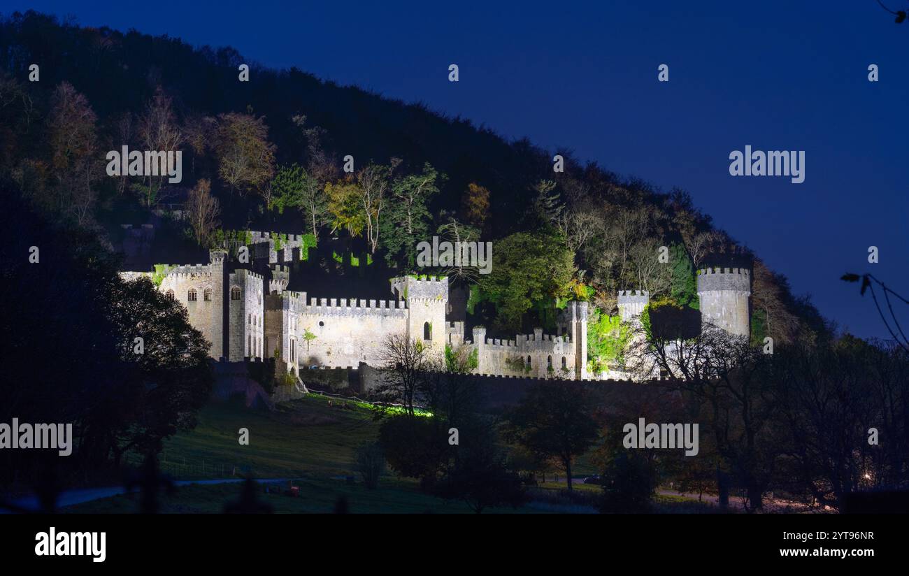 Gwrych Castle, Abergele, North Wales. Pictured here in November 2024 ...