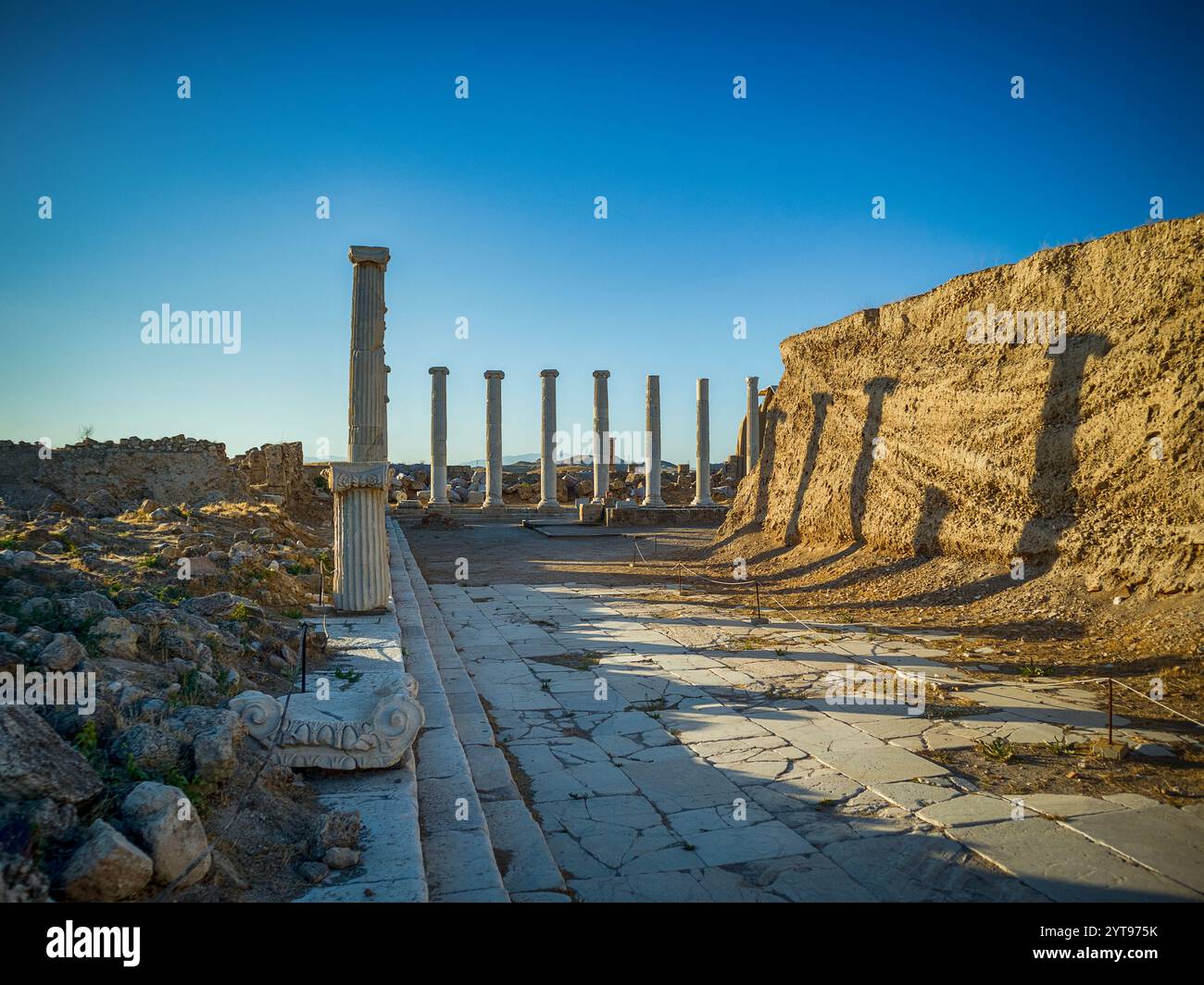 Ruins of the ancient town of Laodikeia is one of the cities of Anatolia ...