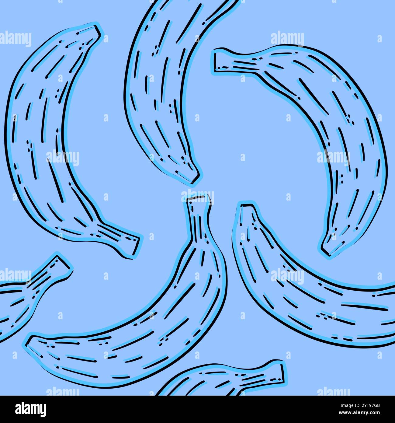 Summer fruit seamless banana pattern for fashion textiles and wrapping paper and fabrics and ...