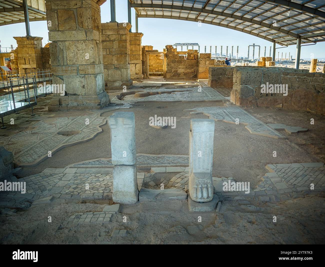 Ruins of the ancient town of Laodikeia is one of the cities of Anatolia ...